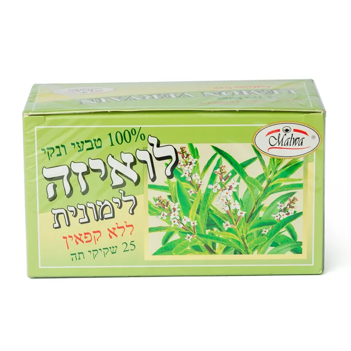 תה לואיזה לימונית ללא קפאין | 25 שקיקים | מאלווה - קול הטבע